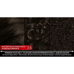 Schwarzkopf Keratin Color Permanent Hair Color Cream, 2.6 Rich Black