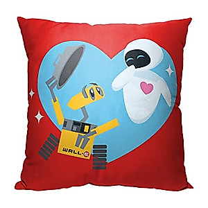 Northwest Disney Pixar's E Pillow, 18" x 18", Walle and Eve