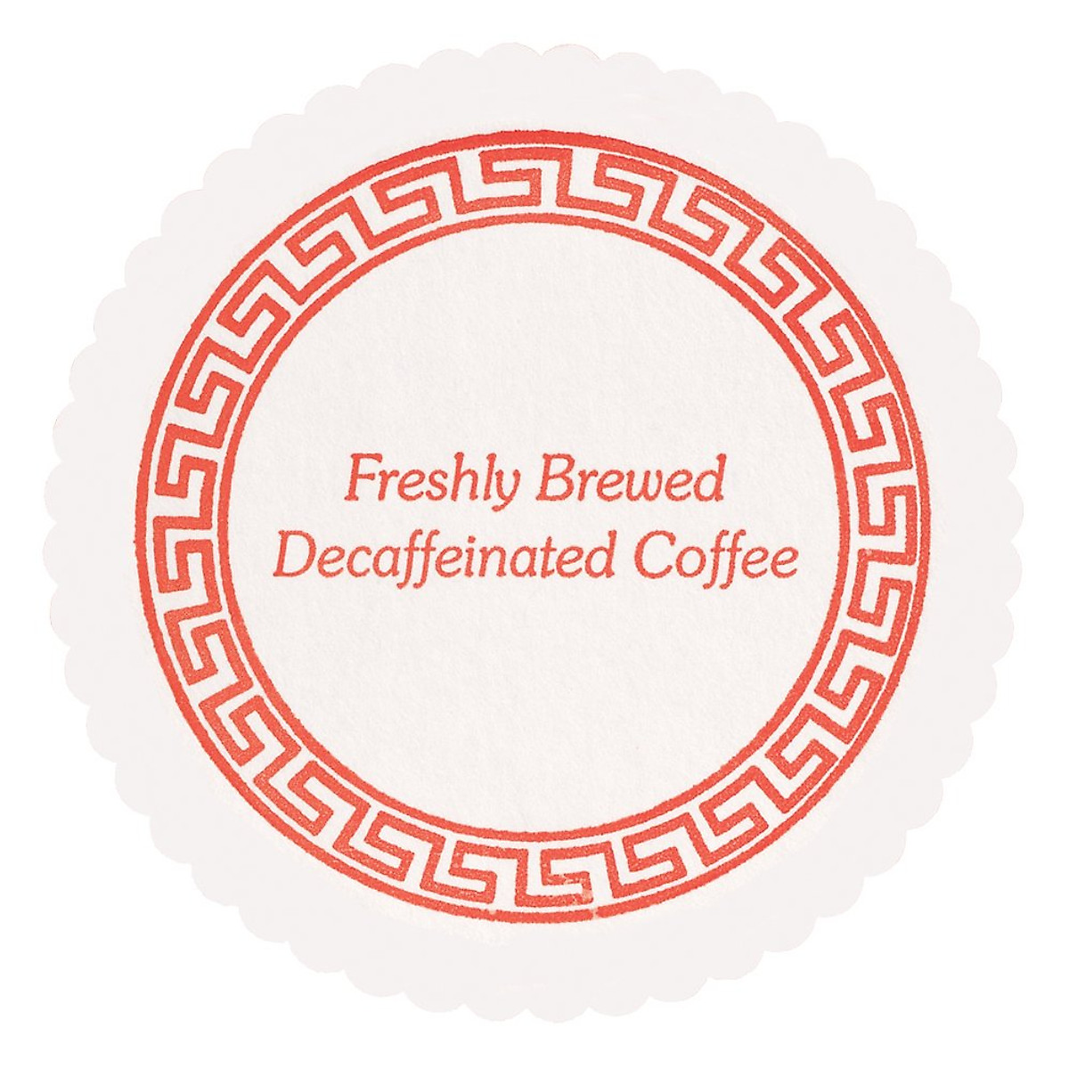 Hoffmaster 860035 Budgetboard Coaster, 3-3/8" Diameter, Decaf Coffee (Case of 1000)