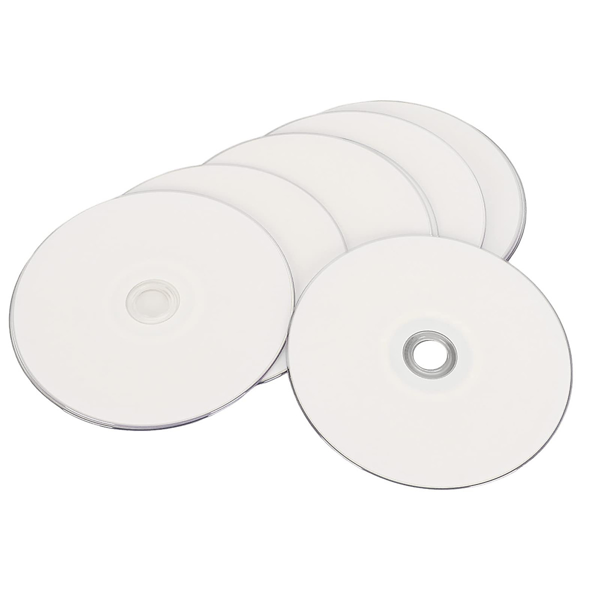 R Blank Disc, 4.7GB 16x Recordable Media Disc, R 4.7GB 16X White Inkjet Printable,Blank Media Recordable Movie Data Disc for Music Video Photos (10PCS)