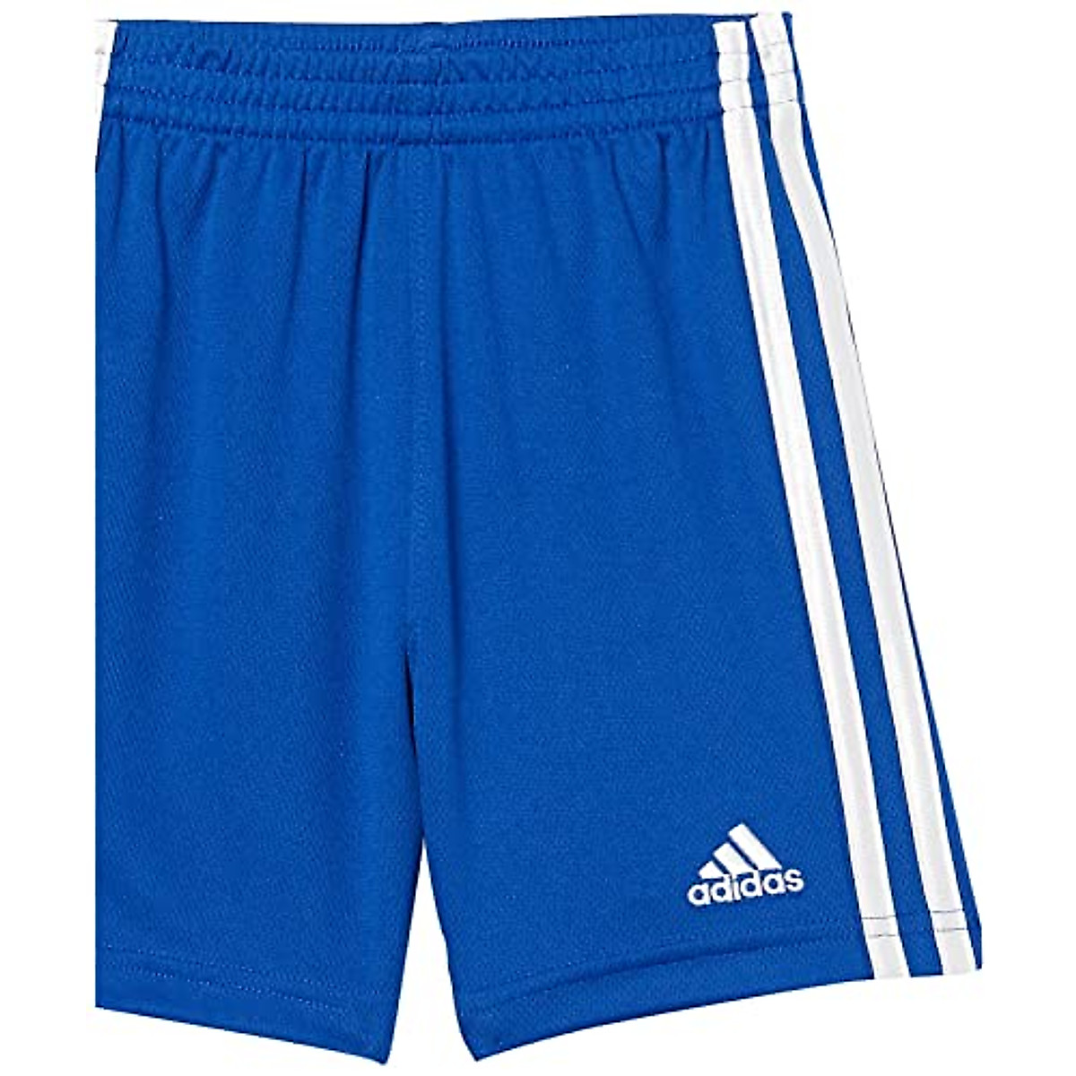 adidas Boys' Elastic Waistband Classic 3S Short, Team Royal Blue, Medium (10/12)