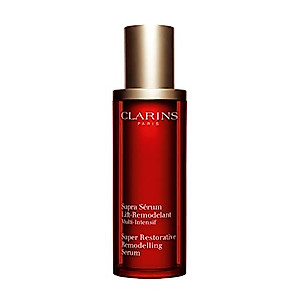 Clarins Super Restorative Remodelling Anti-Aging Serum For Mature Skin Weakened By Hormonal Changes | Replenishes, Illuminates and Helps Visibly Define Facial Contours |Targets Dark Spots and Wrinkles