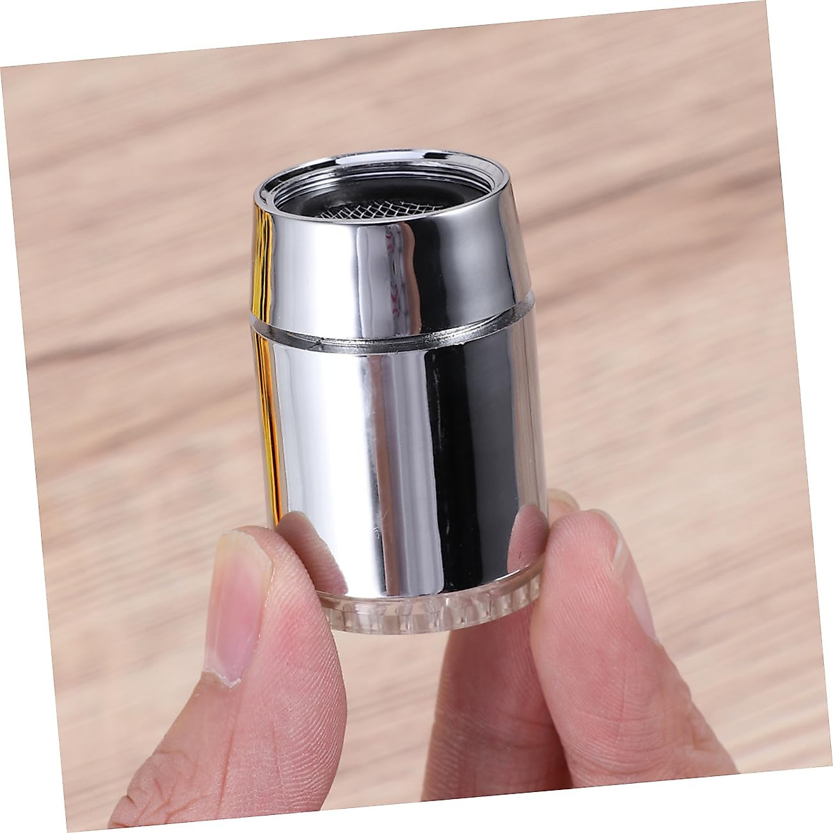 OSALADI 2pcs 7 Jump Change Tap Led Color Sink Faucet Kitchen Water Faucet Hot Cold Bath Faucets Bathroom Faucets Water Power Bathroom Sink Faucet 7-Color Tap Basin Faucet Light