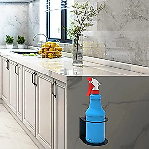 HQYing Steel Spray Bottle Holder, Storage Rack for Garage and Home, Craft Workspace Paint Bottle, Easy Install Wall Mount with Hardware (1 Bottle)