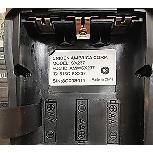 Uniden SX237-2CK Up to 23-Mile Range FRS Two-Way Radio Walkie Talkies with Rechargeable Batteries & Dual Charging Cradle, 22 Channels, 121 Privacy Codes, NOAA Weather Channels + Alerts, Black