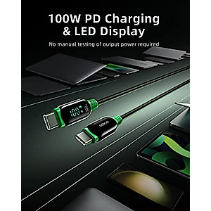 100W Fast Charger, MOKiN GaN+ Dual Port MacBook Pro Charger with Foldable Plug for iPad Pro, iPhone 15/14, Samsung Galaxy, XPS 13, Latitude, Inspiron 14/16, Envy, Chromebook, Spectre, EliteBook.