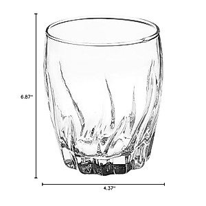Anchor Hocking Central Park Drinking Glasses, 12 oz (Set of 4) -