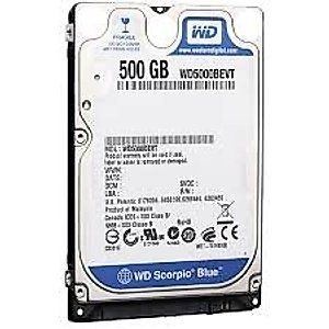 Western Digital Scorpio Blue 500GB SATA 2.5" OEM HDD WD5000BEVT