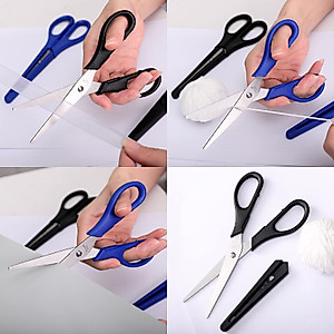 YOUGUOM 6.5in Multipurpose Scissors, Stainless Steel Sharp Shears for Office Home School Students Household General Use Craft Supplies - 2 Pack