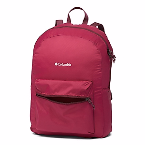 Columbia Unisex Lightweight Packable 21L Backpack, Red Onion, One Size