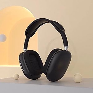 Wireless Stereo HiFi Headphone Bluetooth Music Wireless Headset with Microphone Sports Earphone Stereo HiFi Earphones (Black)