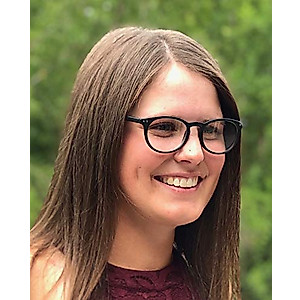 In Style Eyes Flexible Readers Reading Glasses - Full-Rimmed, Classic Round Lightweight Frame - Non-Polarized Lens - Solid White - 2.0x