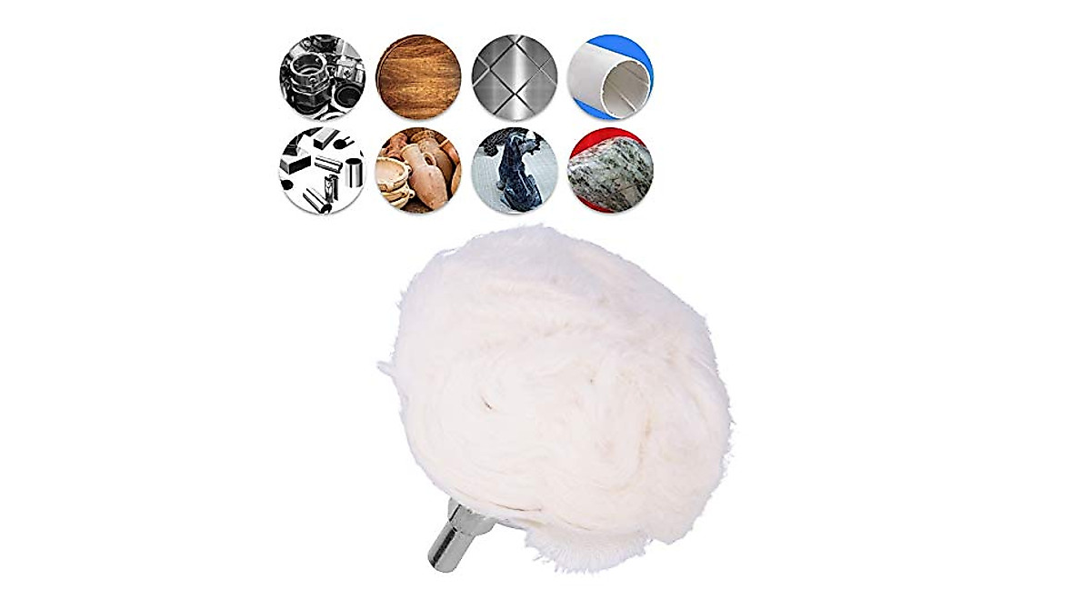White Cloth Polishing Wheel - Efficient Buffing Tool
