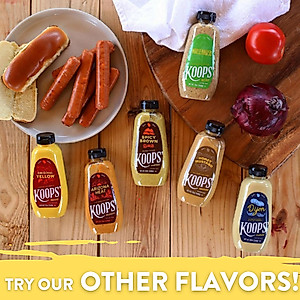 Koops' Horseradish Mustard – Bold and Zesty Horseradish Sauce, Gluten-Free, Kosher, Made in USA, From Quality Mustard Seeds – 12 Oz, Pack of 2