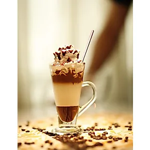 Long Handle Spoon mixing spoon 9.45-Inch Stainless Steel Spoon Iced Tea Spoons Coffee Spoon Ice Cream Spoon Cocktail Stirring Spoons 6PCS (Gold)