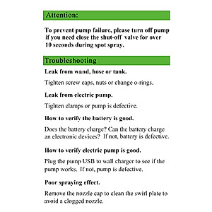 Battery Powered and Manual Sprayer (Dual Function) for Lawn, Garden and Agriculture with Rechargeable Lithium Ion Power Bank and Shoulder Strap (2 Gallon)