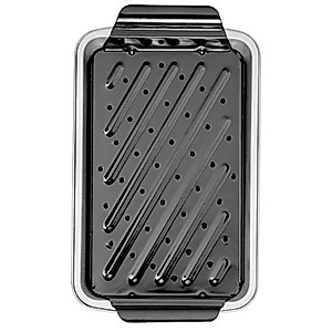 Wilton Non-stick Broiler Baking Pan Set, 11 x 7-Inch, Steel