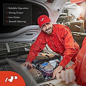 A-Premium Power Steering Pump, with Pulley, Compatible with Volvo S60 2005-2009, Volvo V70 2005-2007, Volvo XC70 2005-2007, 2.4L 2.5L, Replace # 21-5188, 8603104