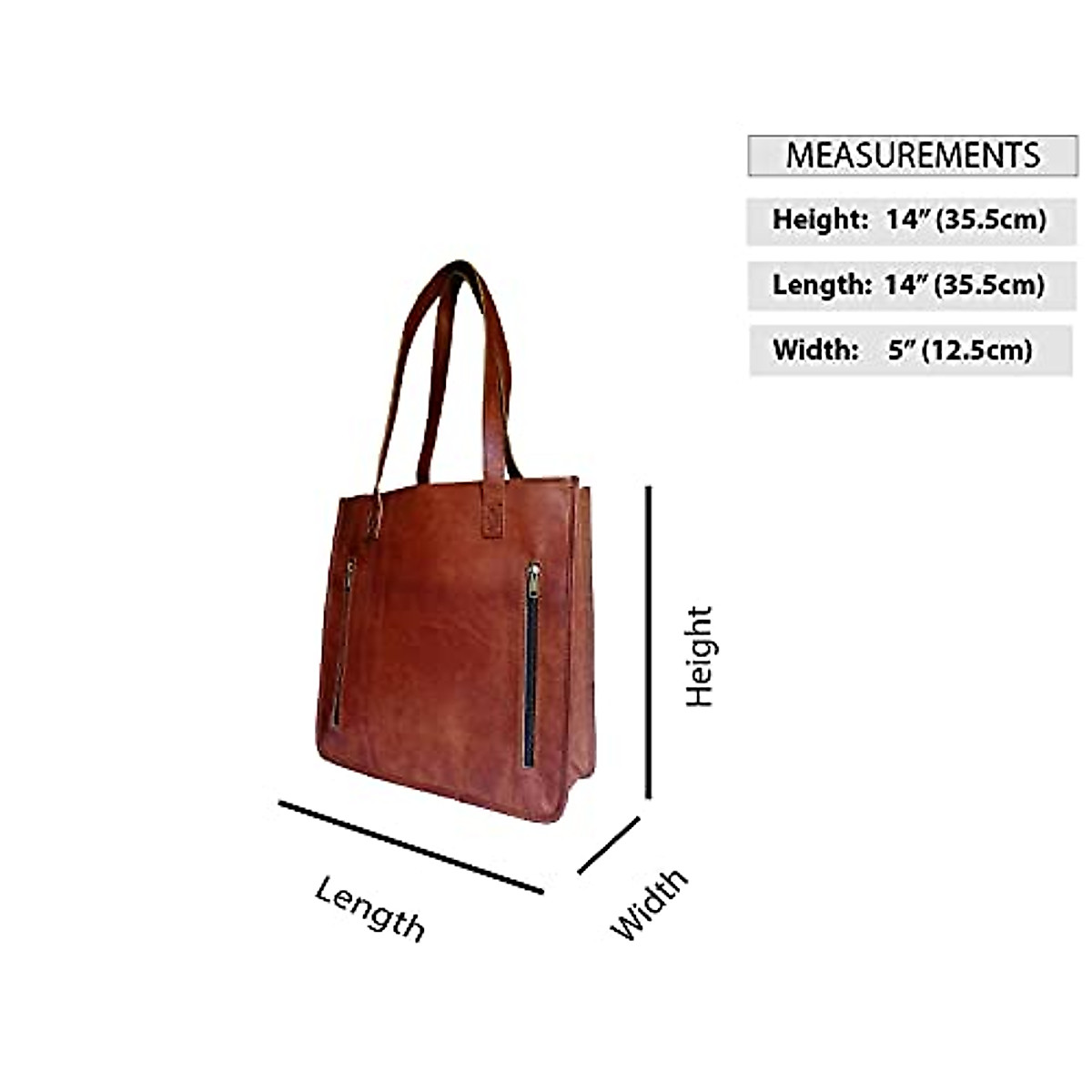 Madosh, Women's Genuine Leather Tote Shoulder Bag Ladies Purse Handbag Fashion Top Handle Casual Work Bag