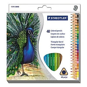 STD1270C48A6 - Triangular Colored Pencil Set
