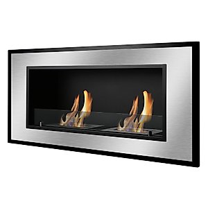 Recessed Wall Ventless Bio Ethanol Fireplace - Bellezza | Ignis