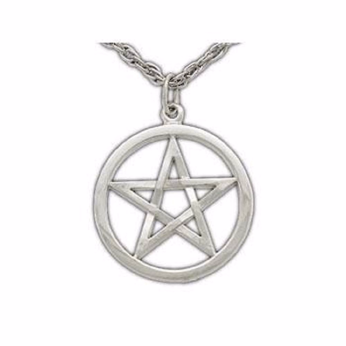 Badali Jewelry Officially Licensed Harry Dresden's Pentacle Necklace, Jim Butcher's Dresden Files directly from in WHITE BRONZE