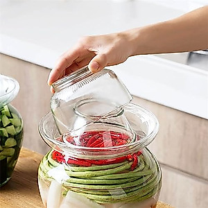 YFZMD 2.5KG Glass Container Kimchi Jar Kitchen Thickened Pickled Cans Household Pickles Cylinder