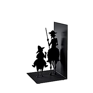 Book Ends Bookend Holder Iron Bookends Book Support Retro Non-Skid Book Stoppers Home Office Table Desktop Decor Book Stand Book Stopper for Shelves Bookshelf (Color : OneColor)