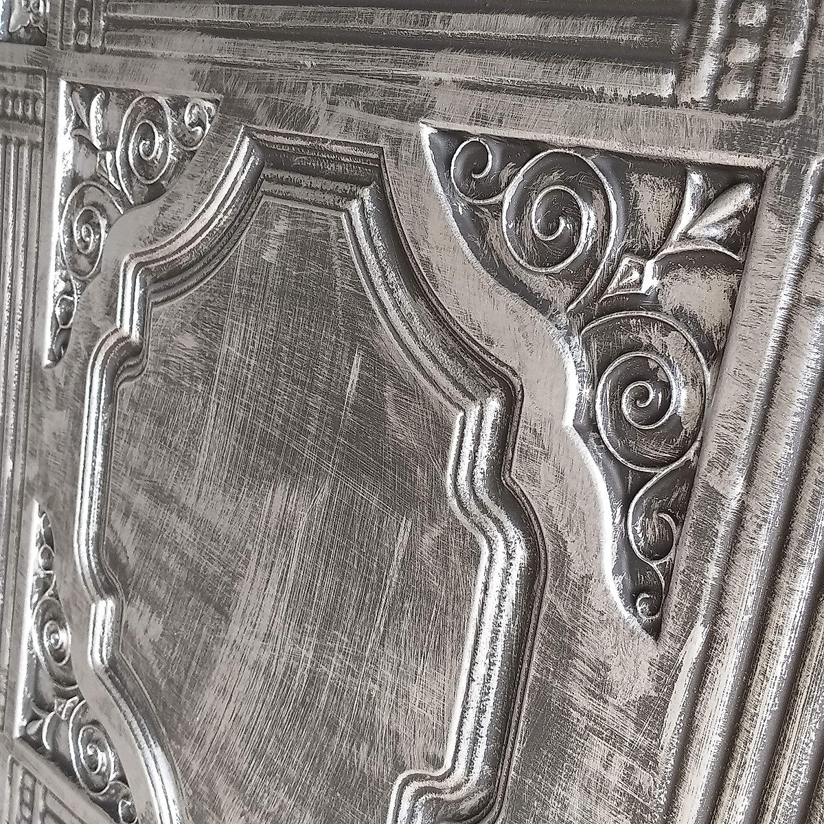 PAINTSDECOR Faux Antique tin Ceiling Tiles Painted Decor Ceiling Panels PL65 10pcs/lot