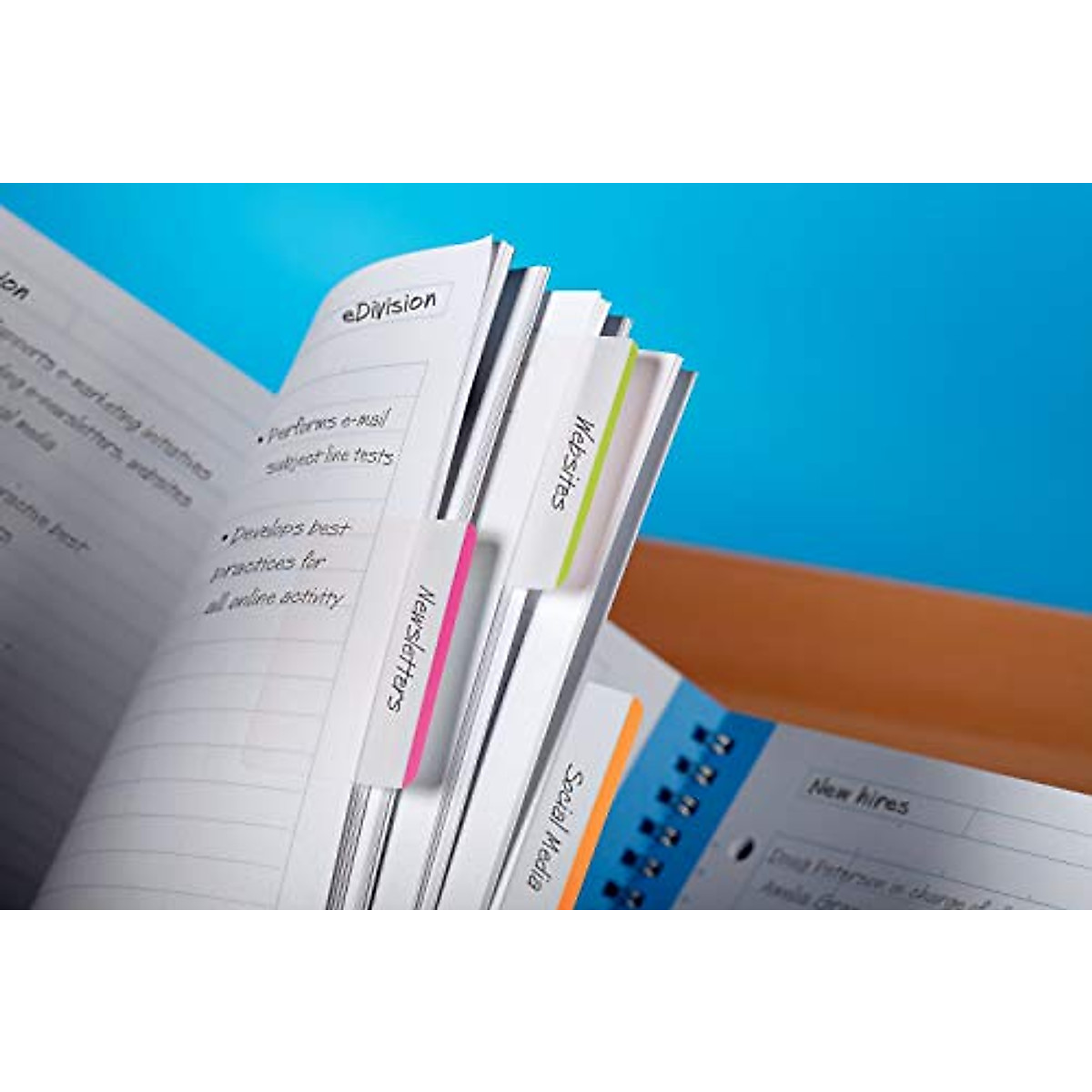 Post-it Tabs Value Pack, Asst Primary Colors, 1 in and 2 in Sizes, 114 Tabs/Pack (686-VAD1)