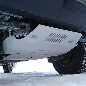 KUAFU Front Skid Plate Compatible with 2016-2023 Toyota Tacoma Off-Road TRD PRO Sport SR5 Replacement for PTR60-35190 PTR60-35160 Protection Aluminum