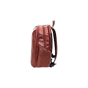 McKlein U Series South Shore Laptop Backpack, Brown Leather (18894)