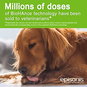 Sentrx Episanis Skin & Wound Gel Spray for Dogs & Cats, Patented BioHance Wound Spray, Cuts, Bites, Hot Spots, Ulcers, 15 ml