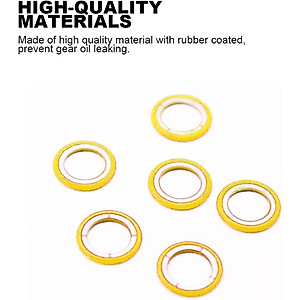 Lower Unit Grease Gaskets, Gearcase Lube Drain Screw Washer 26-830749, Gearcase Drain Plug Seal for Mercury 115FS 150 EFI Four Stroke and Mariner Outboards and MerCruiser Stern Drives