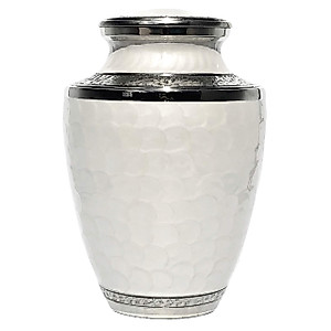 Eternal Harmony Cremation Urn for Human Ashes | Funeral Urn Carefully Handcrafted with Elegant Finishes to Honor and Remember Your Loved One | Adult Urn Large Size with Beautiful Velvet Bag