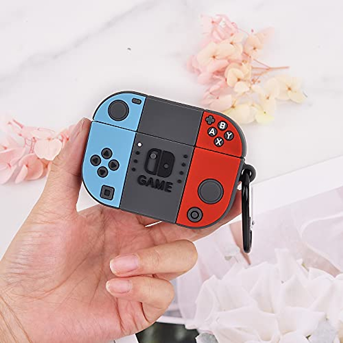 KOREDA Switch Case Compatible with Beats Studio Buds, Cute 3D Cartoon Funny for Kids Girls Teens Boys Cover, Soft Silicone Fashion Character Skin Cases