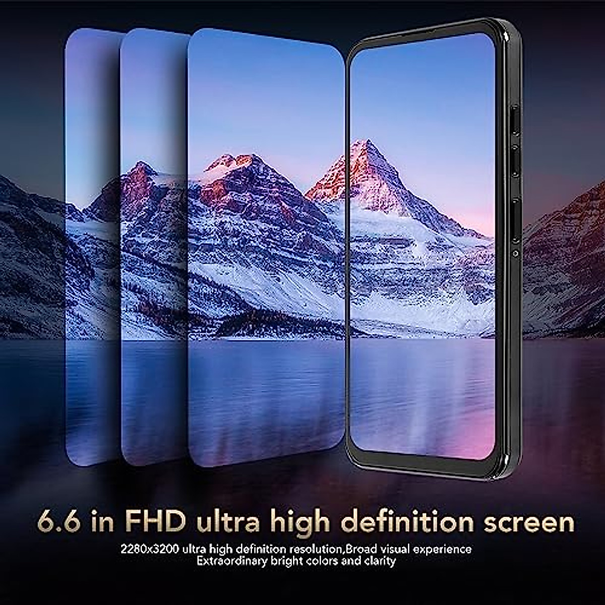 Qinlorgo Smartphone 5G WiFi, GPS Function 8MP 24MP Resolution 2280x3200 4G S23 Ultra Mobile Phone for Work (US Plug)