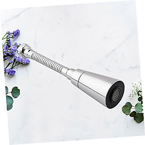 OSALADI Faucet Nozzle Faucet Extension Adapter Sink Faucet Extender Water Saving Aerator Tap Shower Faucet Utility Sink Faucet Shower Extender Bathtub Faucet Extender Lengthen Spout