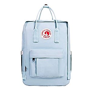 KALIDI Casual Backpack for Women,15 Inches Laptop Classic Backpack Camping Rucksack Travel Outdoor Daypack College School Bag (Light Blue)