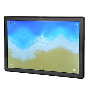 HD Tablet, Tablet PC 4G RAM 128G ROM WiFi 5G Dual Band Home for Gaming (US Plug)