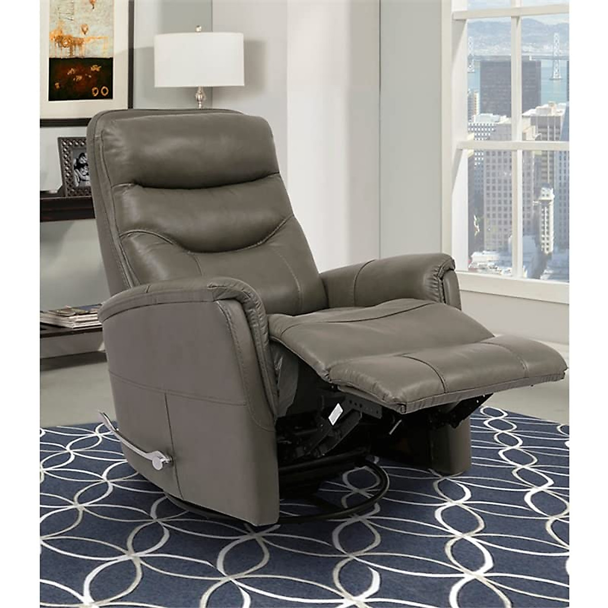 Parker Living Gemini - Ice Manual Swivel Glider Recliner