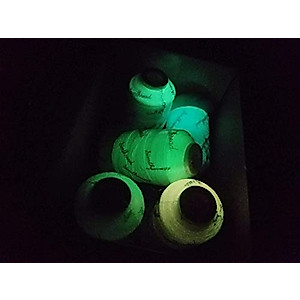 Simthread Glow in The Dark Machine Embroidery Thread 1000yards(1000M) 5 spools Set 30WT for Halloween Christmas Embroidery and Sewing Machines