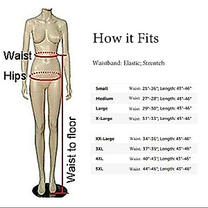 WDPL Women's Long Tutu Tulle Skirt A Line Floor Length Skirts (Black, Medium)