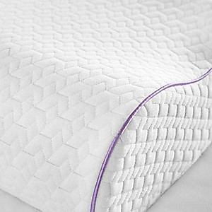 SensorPEDIC Temperature Regulating Coolest Comfort Contour Memory Foam Bed Pillow, 1 Count (Pack of 1), White