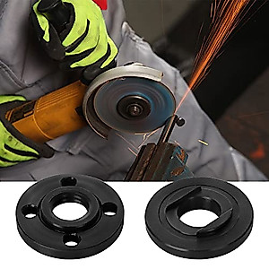 DIRBUY 12 pcs Angle Grinder Flange Nuts 5/8"-11, Suit for All 4-1/2" with 2 pcs Spanner, Angle Grinder Flange Replacement for Makita, Ryobi, Dewalt, Milwaukee, Craftsman