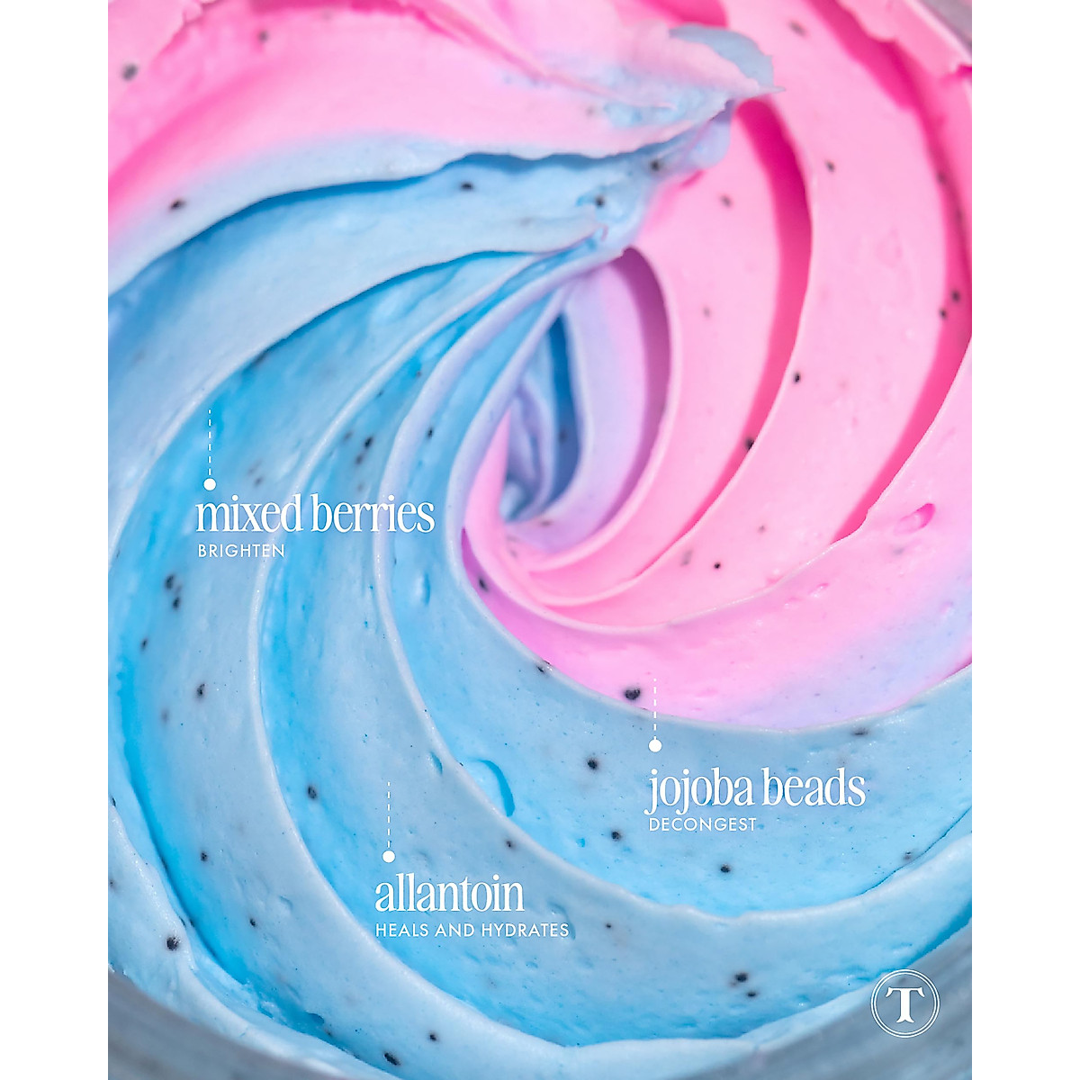 Truly Beauty Berry Cheeky Clearing Butt Polish Gentle Acne Body Scrub - Bacne and Acne Body Wash - Exfoliating Body Scrub and Bum Acne Treatment - Butt Acne Clearing Treatment and Butt Scrub - 2 OZ