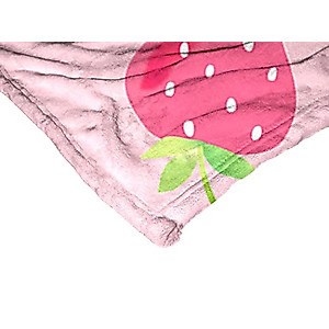 Northwest Sanrio Cinnamoroll Silk Touch Throw Blanket, 50" x 60", Berry Pattern