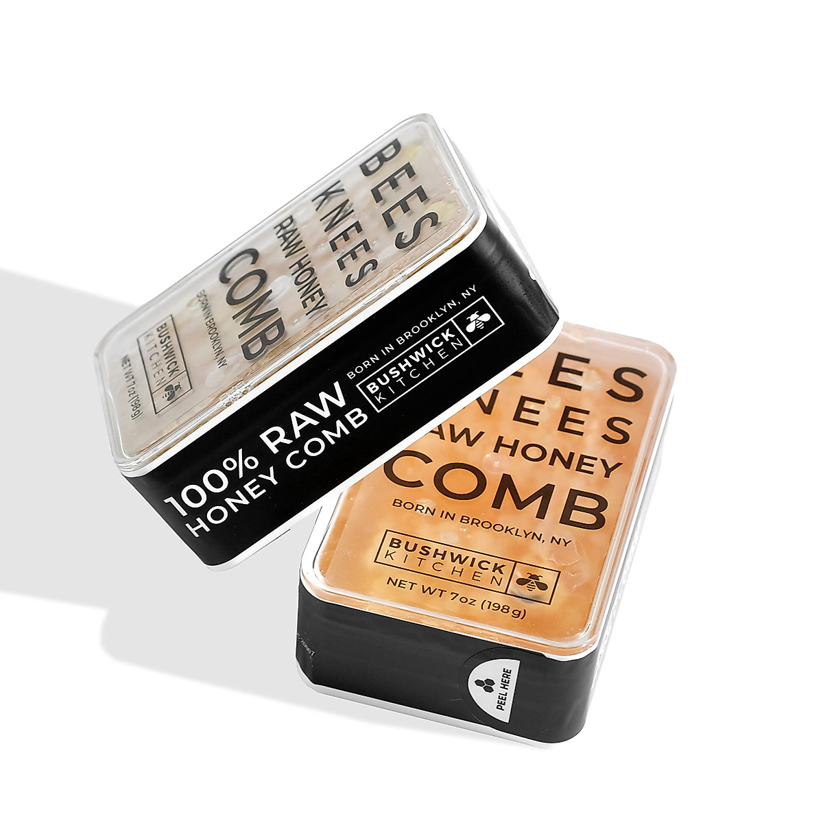 7oz Acacia Honeycomb, 100% Edible Raw Honeycomb in Double Sealed Packaging, Gluten Free Paleo Gourmet Gift