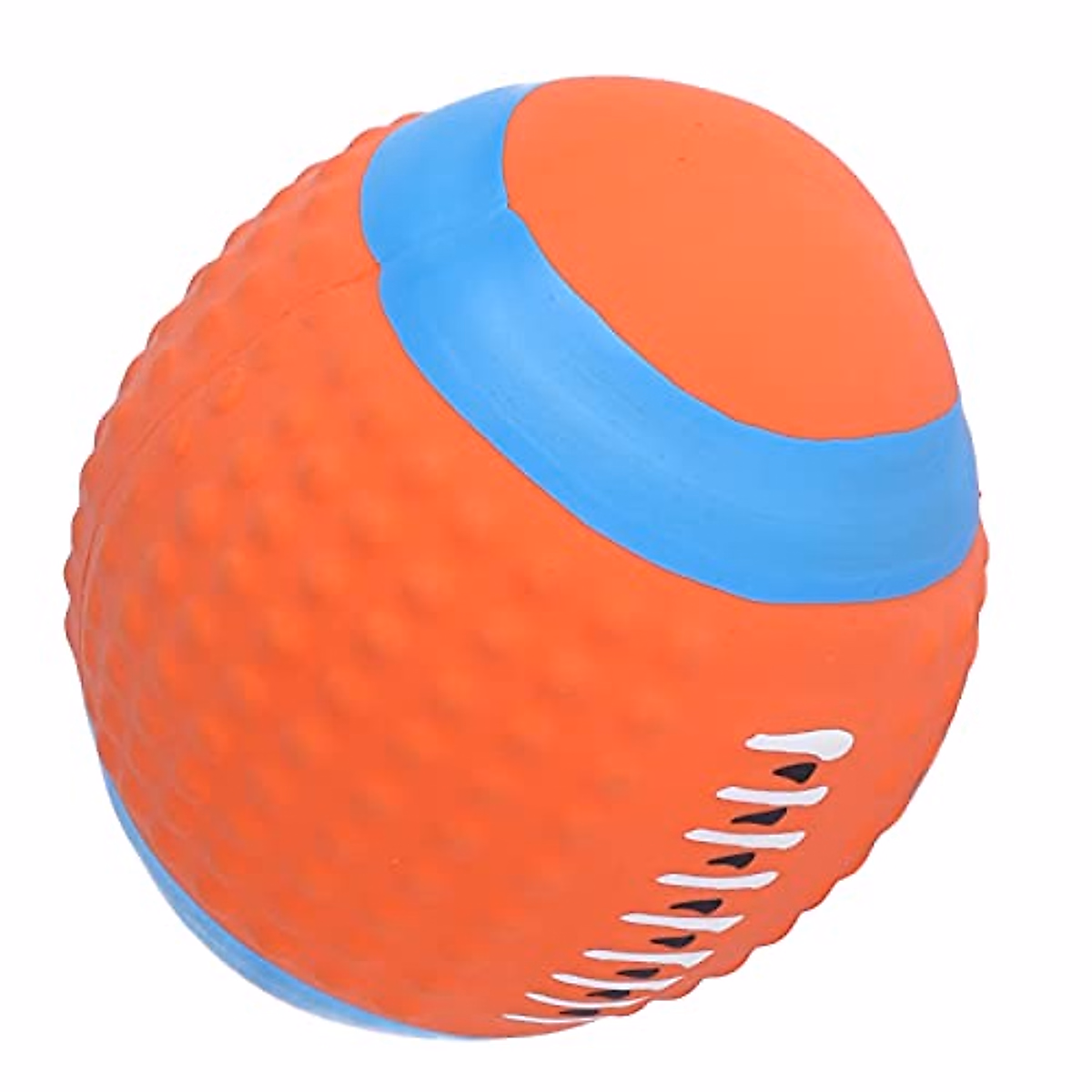 INIFLM Pet Rugby Toys, Orange Dog Plush Toys Dog Chew Toys Pet Squeaky Toys, Training Squeaky Toy for Cats and Dogs, Interactive Dog Balls Toys for Puppy Dogs and Medium Dogs.