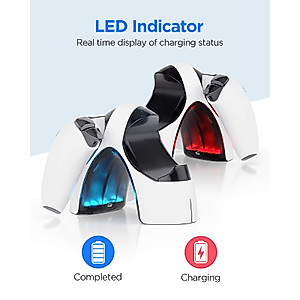 binbok P5 Controller Charger Station, Charging Station Dock, P5 Charger with LED Indicators, Fast Charging, Safety Chip